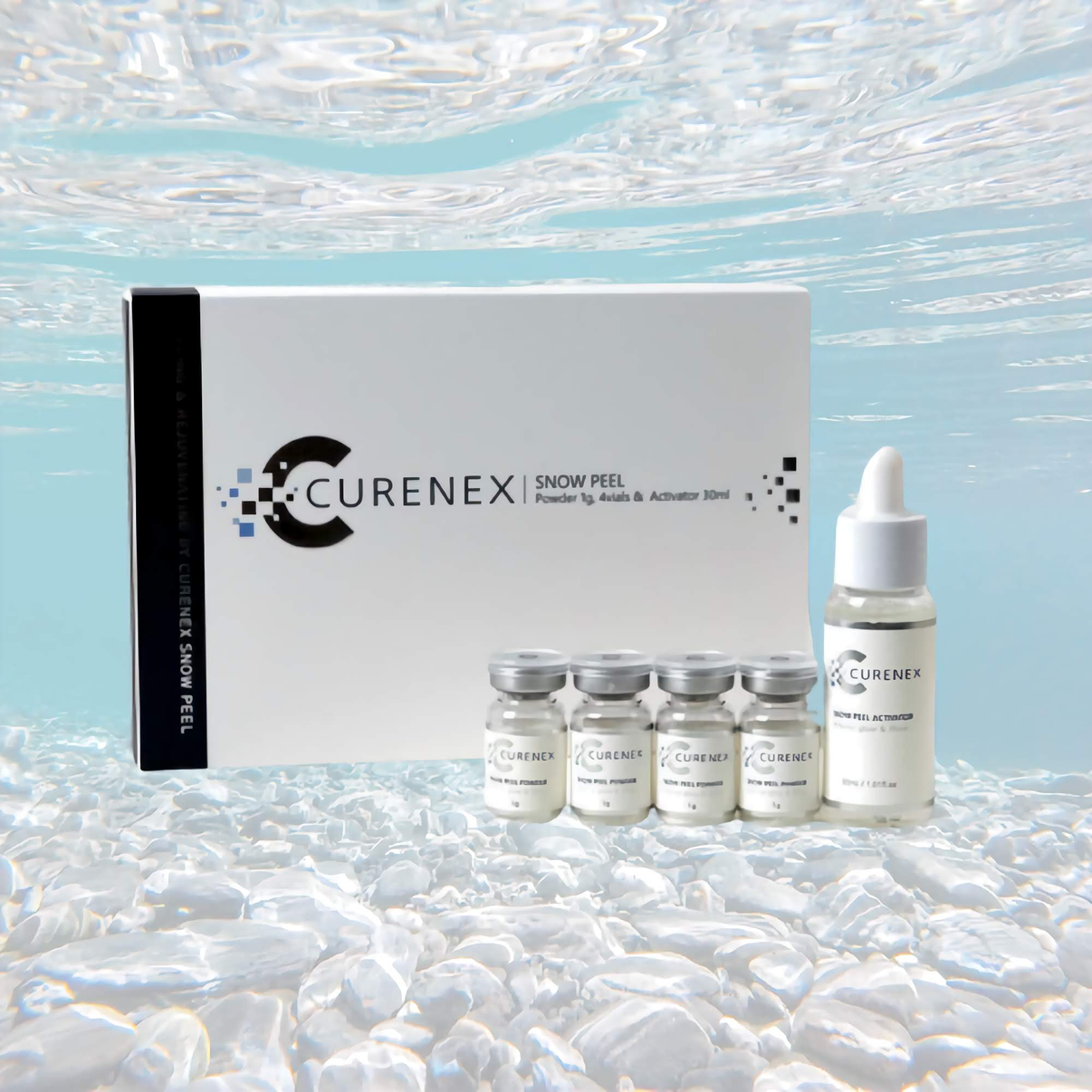 curenex snow peel Solution contains PDRN to also regenerate the skin ...